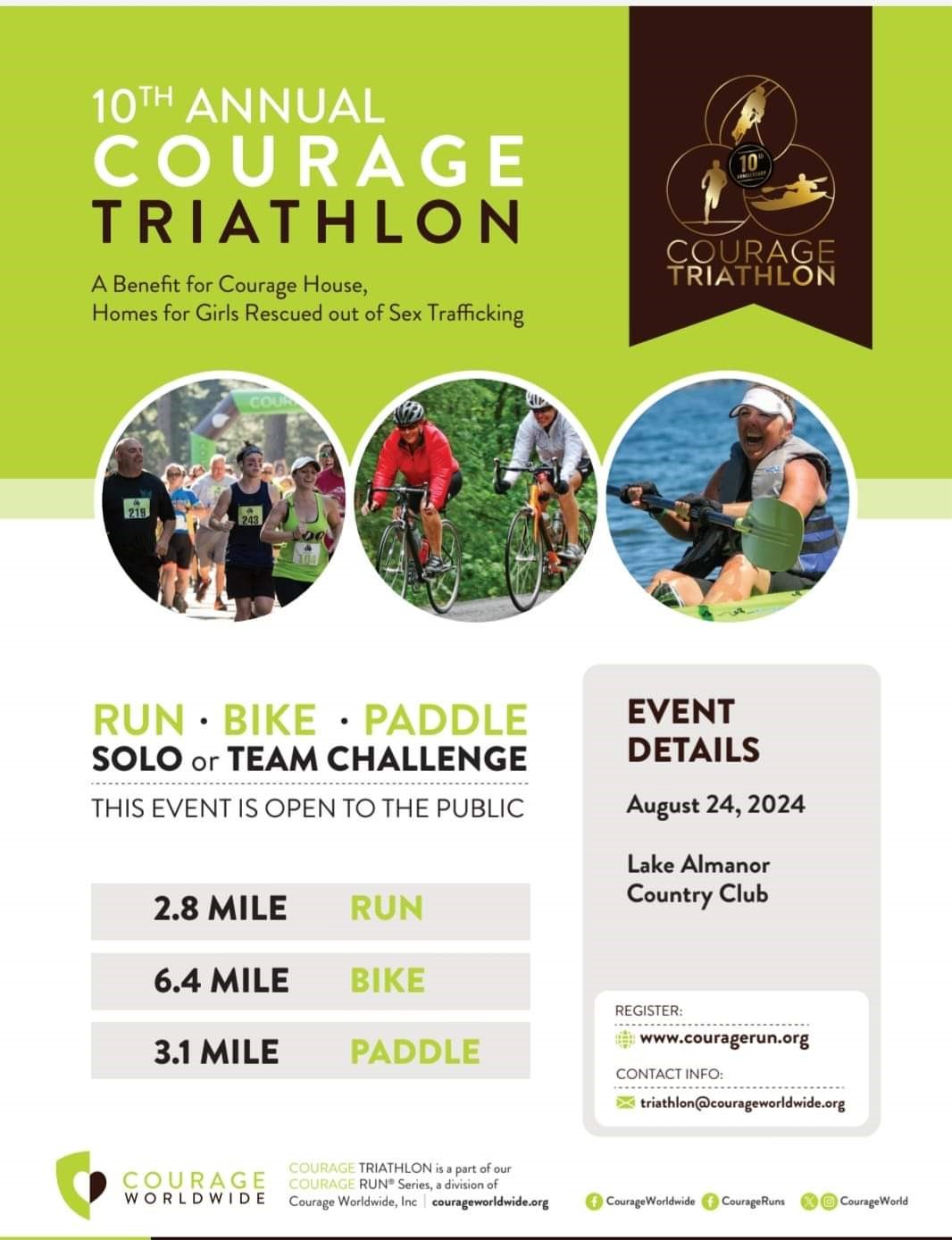 Courage Triathlon | Lake Almanor Country Club