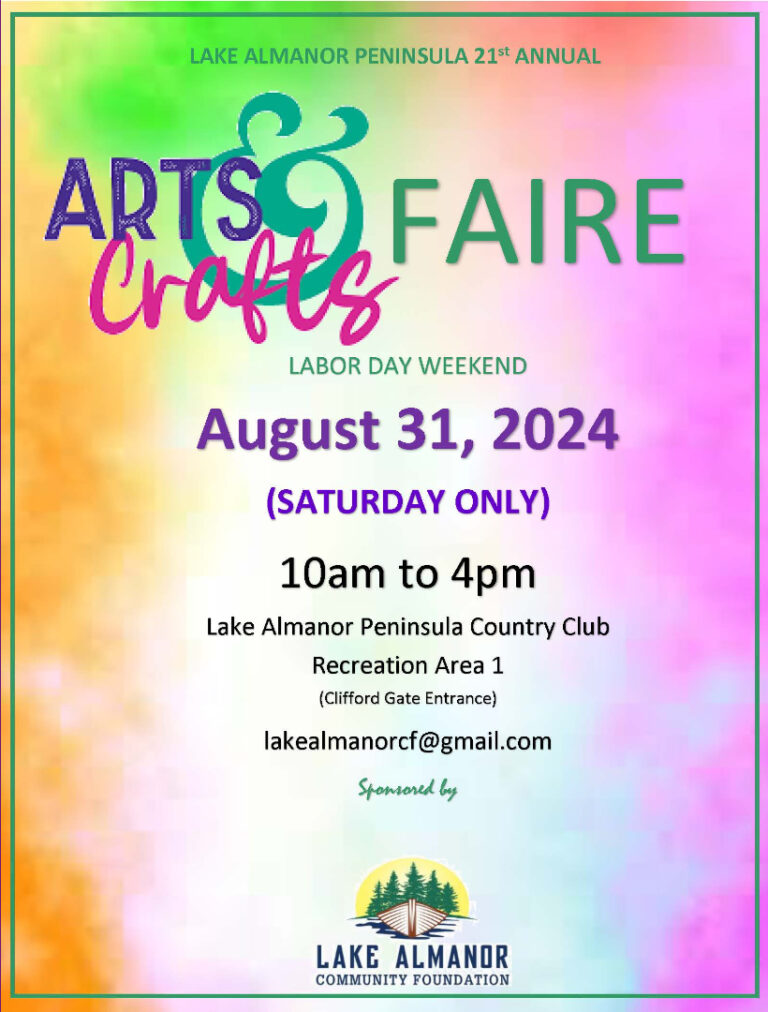 LACF Arts & Crafts Faire | Lake Almanor Country Club